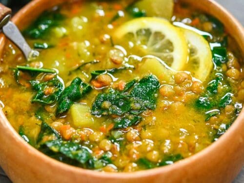 Green lentil soup recipe store