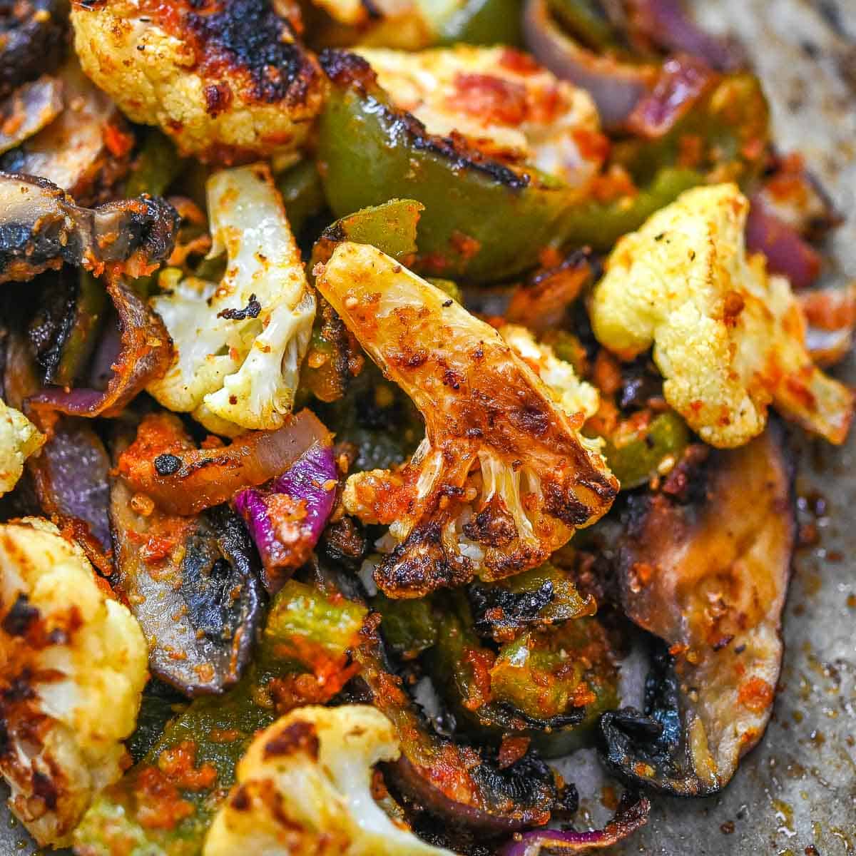 Roasted Tomato Pesto Vegetables Eat Something Vegan