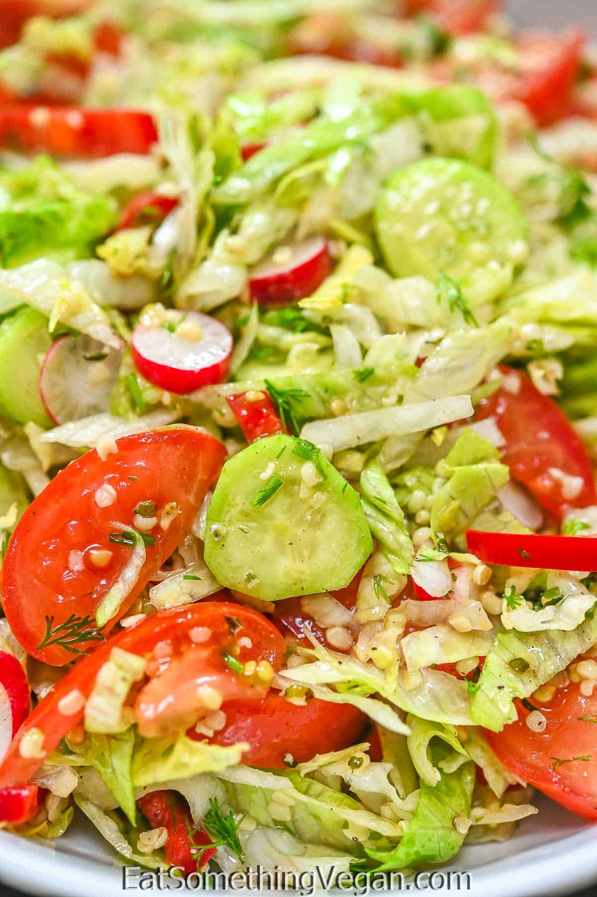 Iceberg Lettuce Salad - Eat Something Vegan