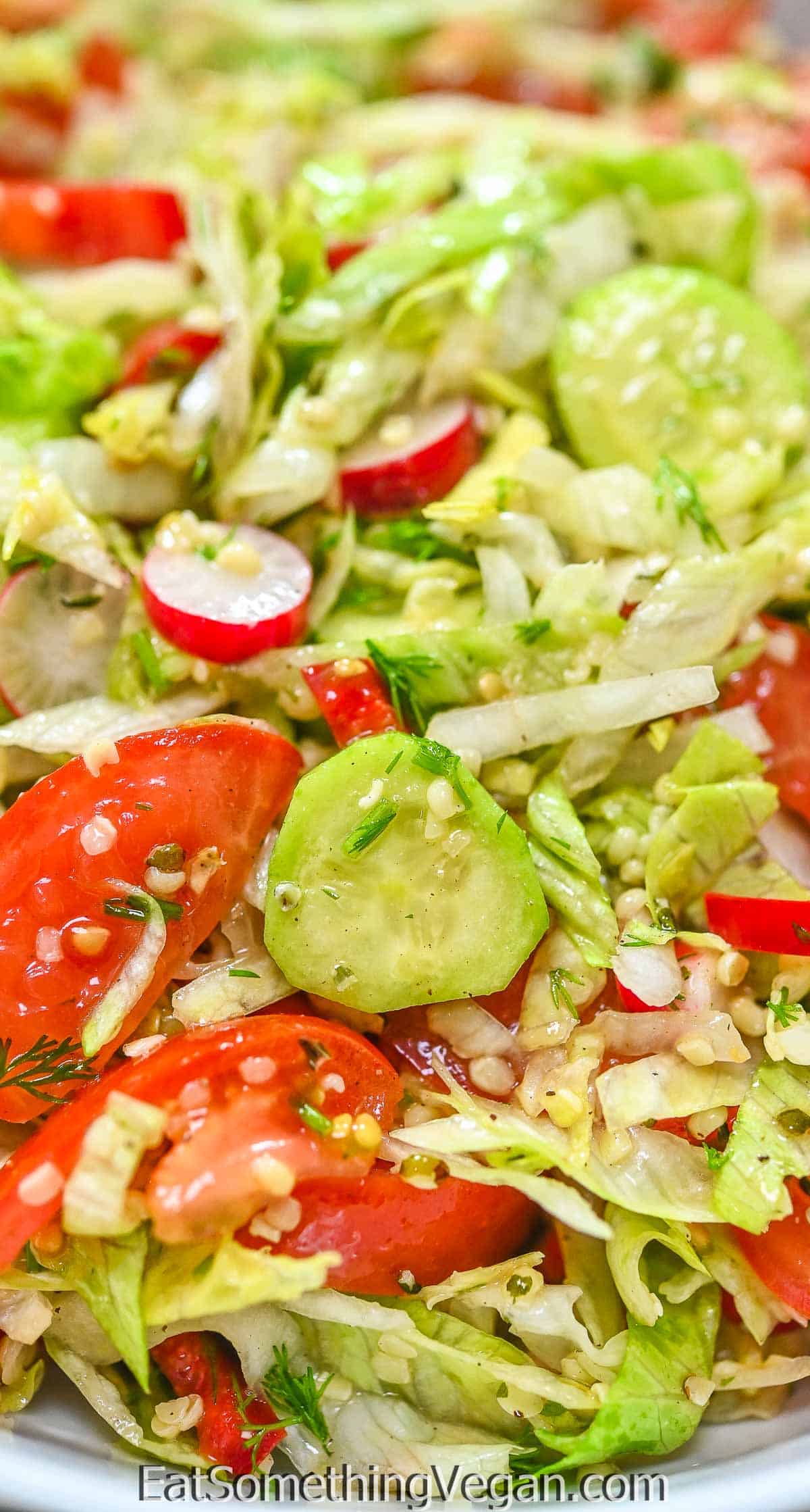 Iceberg Lettuce Salad - Eat Something Vegan