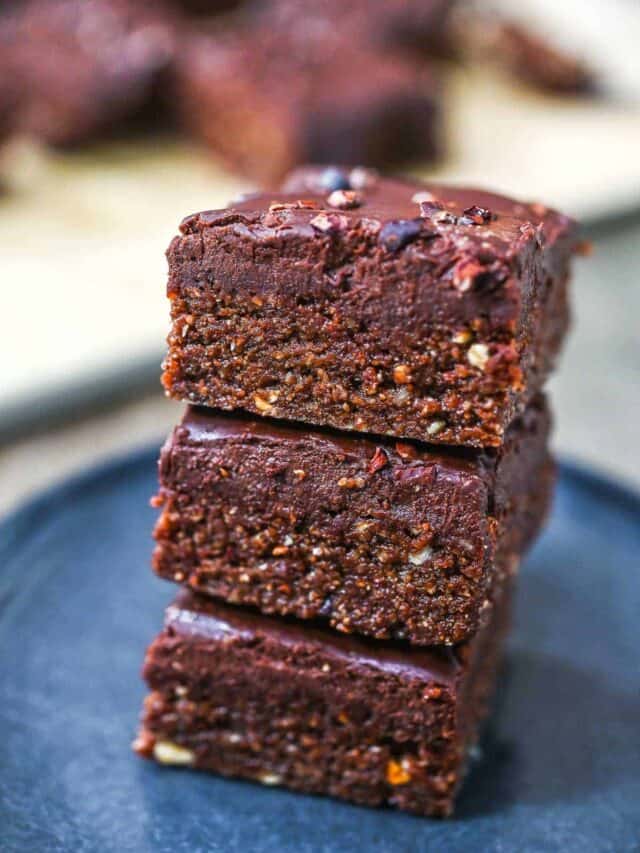 Hazelnut Chocolate Squares - Eat Something Vegan
