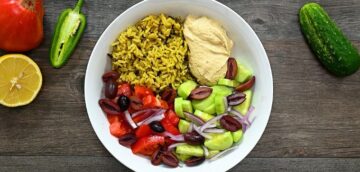 Mediterranean Hummus Bowls - Eat Something Vegan
