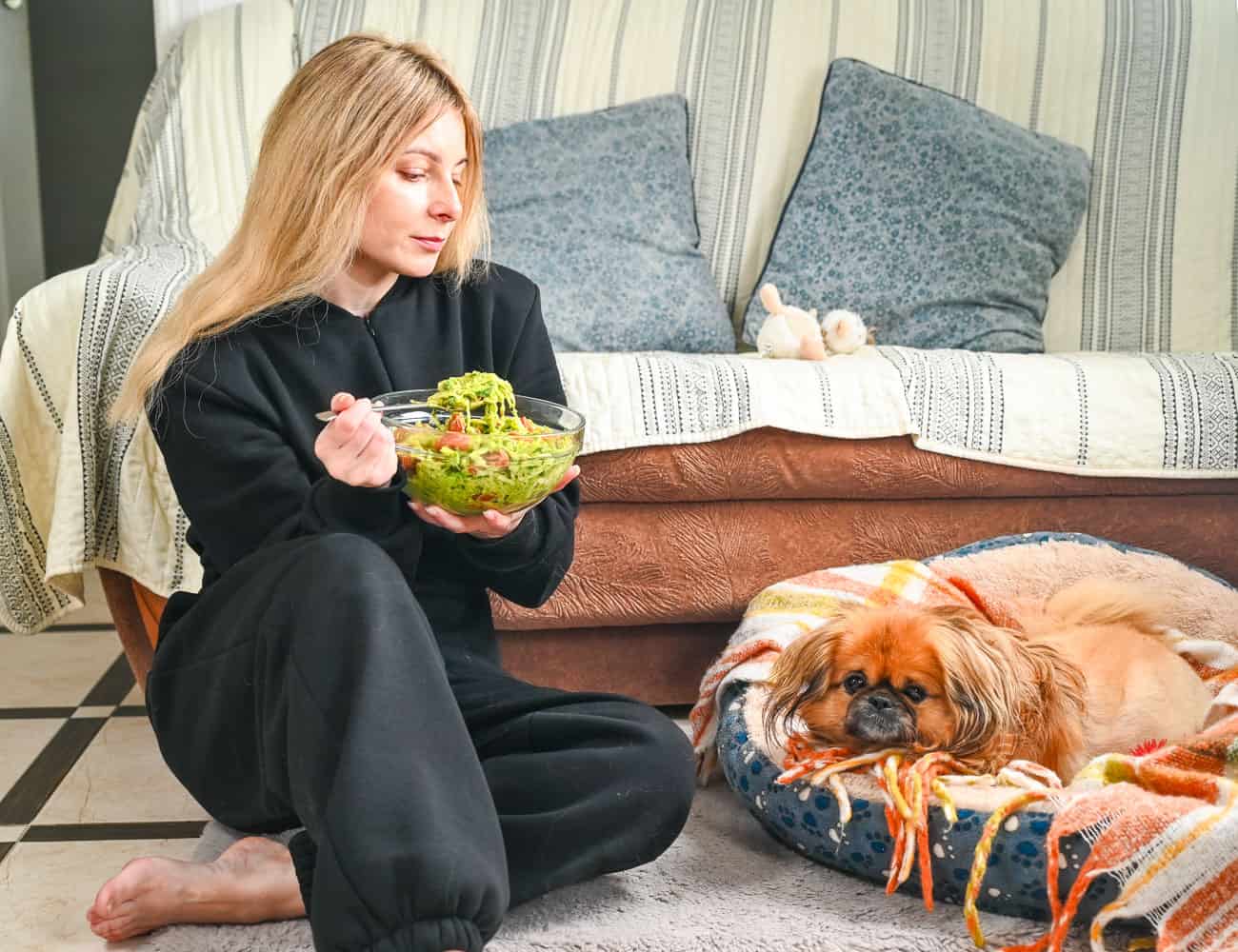 Cabbage Salad with Avocado Dressing (10-Minute Recipe)